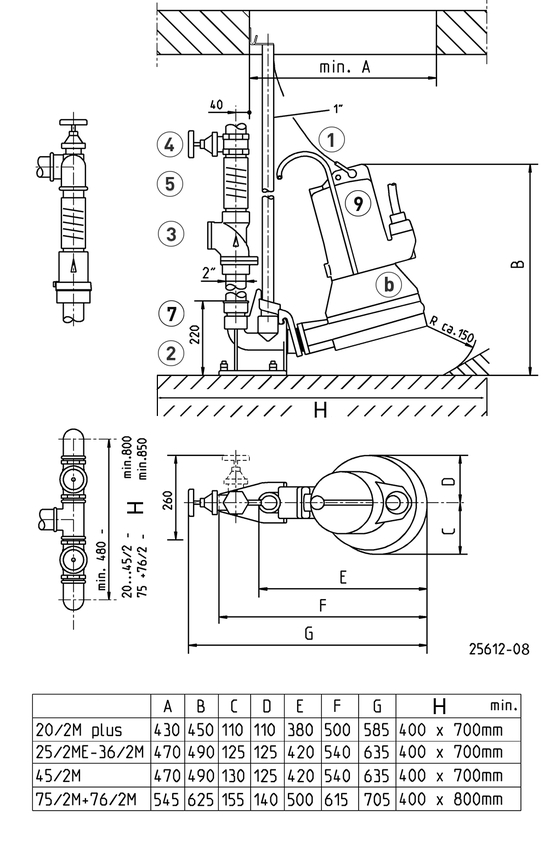 example of guide rail installation mm