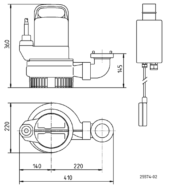hauptmaße ub 251 mm